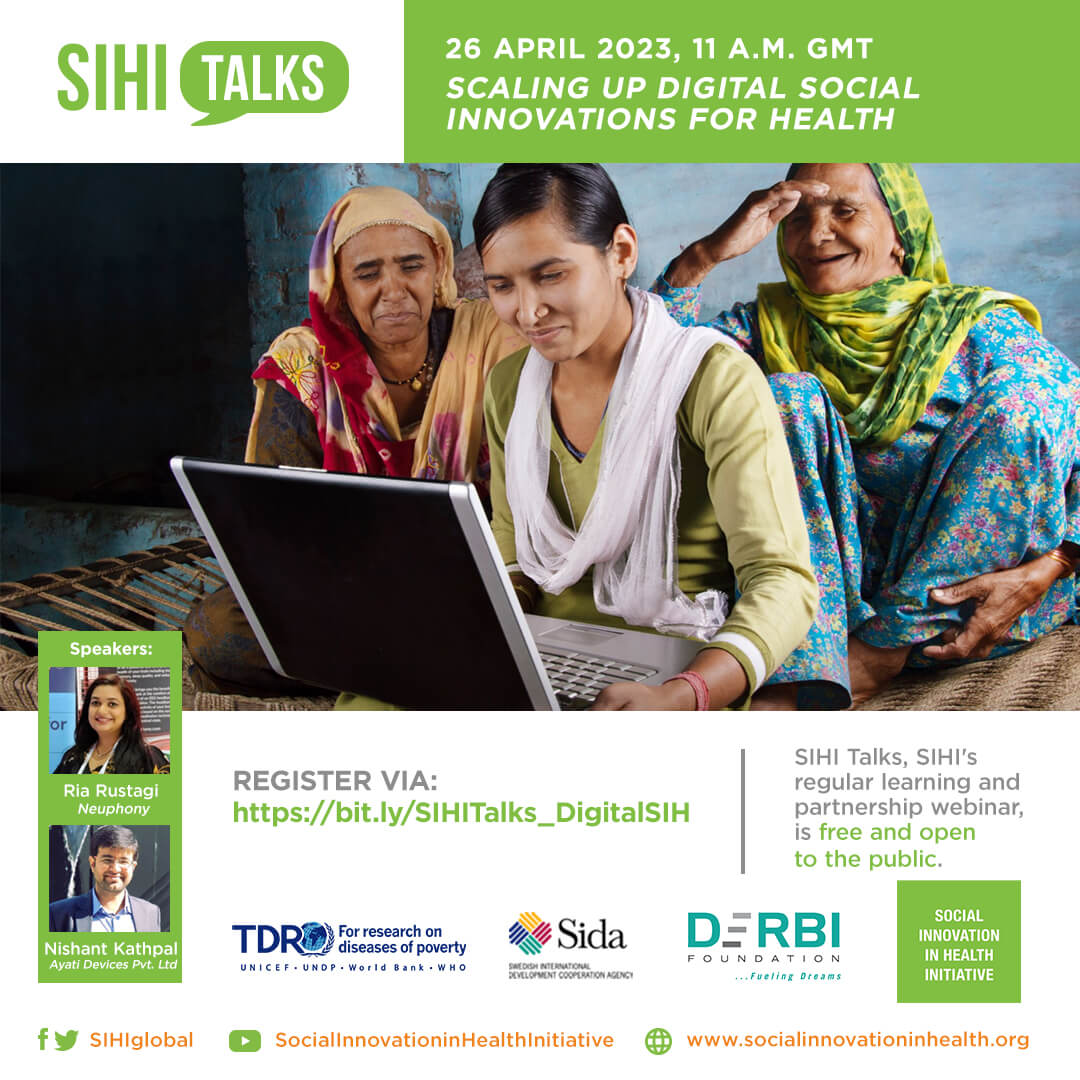 SIHI Talks: Scaling Up Digital Social Innovations for Health - Social ...